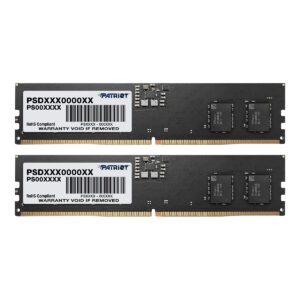 patriot memory signature line series ddr5 16gb (2 x 8gb) 4800mhz udimm kit - psd516g4800k