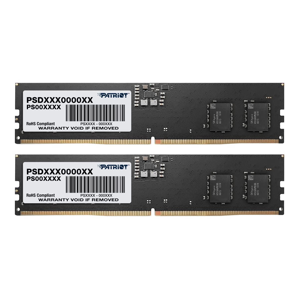 Patriot Memory Signature Line Series DDR5 16GB (2 x 8GB) 4800MHz UDIMM Kit - PSD516G4800K