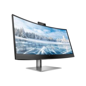 HP Z34c G3 34" Webcam WQHD Curved Screen LED LCD Monitor - 21:9 - Silver, Black