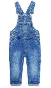 kidscool space denim overalls,baby little big kids hammer loop on jeans dungarees pants,light blue,12-18 months