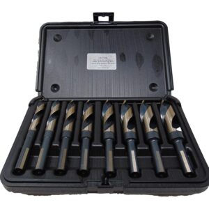 Norseman by Viking Drill and Tool 26473 8 Piece 9/16 in. to 1 in. Heavy Duty Black and Gold Vortex 1/2 in. Shank Set