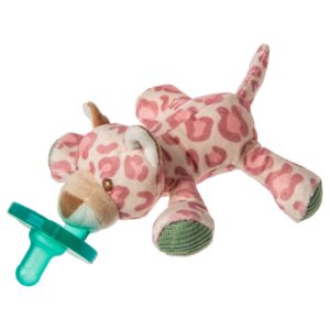 mary meyer wubbanub infant pacifier, 6-inches, little but fierce leopard