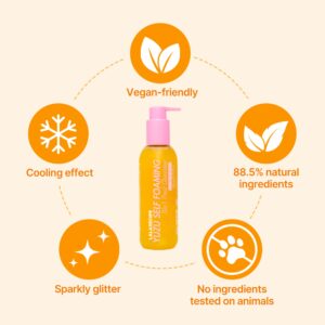 LALARECIPE 3-in 1 Yuzu Foaming Facial Cleanser | Pore Clarifying MakeUp Remover Exfoliating Face Wash | AHA BHA PHA Face Cleanser for Dry Skin | Gentle Facial Cleanser Daily Face Wash (6.6 fl oz)