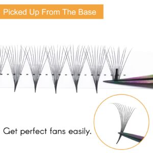 Premade Fans Eyelash Extensions 10D 7D 8D XL Box 320 Fans Pointy Base Premade Volume Lash Extensions Premade Volume Fans Mixed (10D-0.07D,9-16mix)