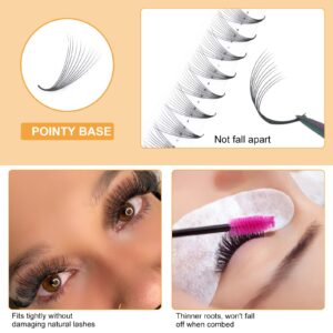 Premade Fans Eyelash Extensions 10D 7D 8D XL Box 320 Fans Pointy Base Premade Volume Lash Extensions Premade Volume Fans Mixed (10D-0.07D,9-16mix)