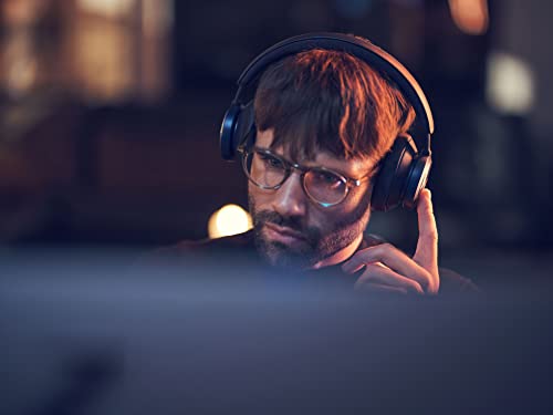 Bang & Olufsen Beoplay Portal - Comfortable Wireless Noise Cancelling Gaming Headphones for PC and Playstation, Navy