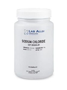 sodium chloride, granular, usp grade, kosher, 100g