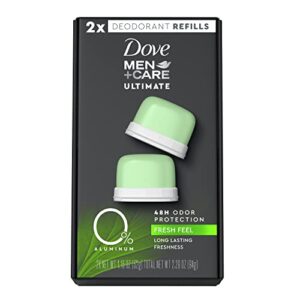 dove men+care deodorant refill 0 percent aluminum fresh feel aluminum free deodorant 1.13 oz