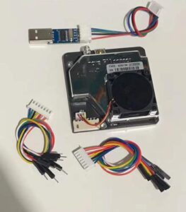 jujinglobal sds198 pm10 air sensor with ch340 ttl moudle and 2 types cable male female for arduino raspberry pi