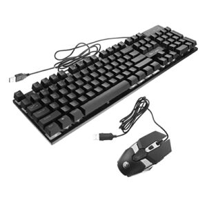 SOLUSTRE 3 Sets Wireless Keyboard and Mouse Set Black Laptop RGB Backlight Wired Keyboard and Backlit Gaming Keyboard Office Keyboard RGB Keyboard Replacement Modern abs pbt h600 Computer