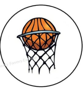 30 pcs 1.5" inch basketball stickers - basketball stickers for kids - i love basketball stickers envelope seals labels - d #aa61rk