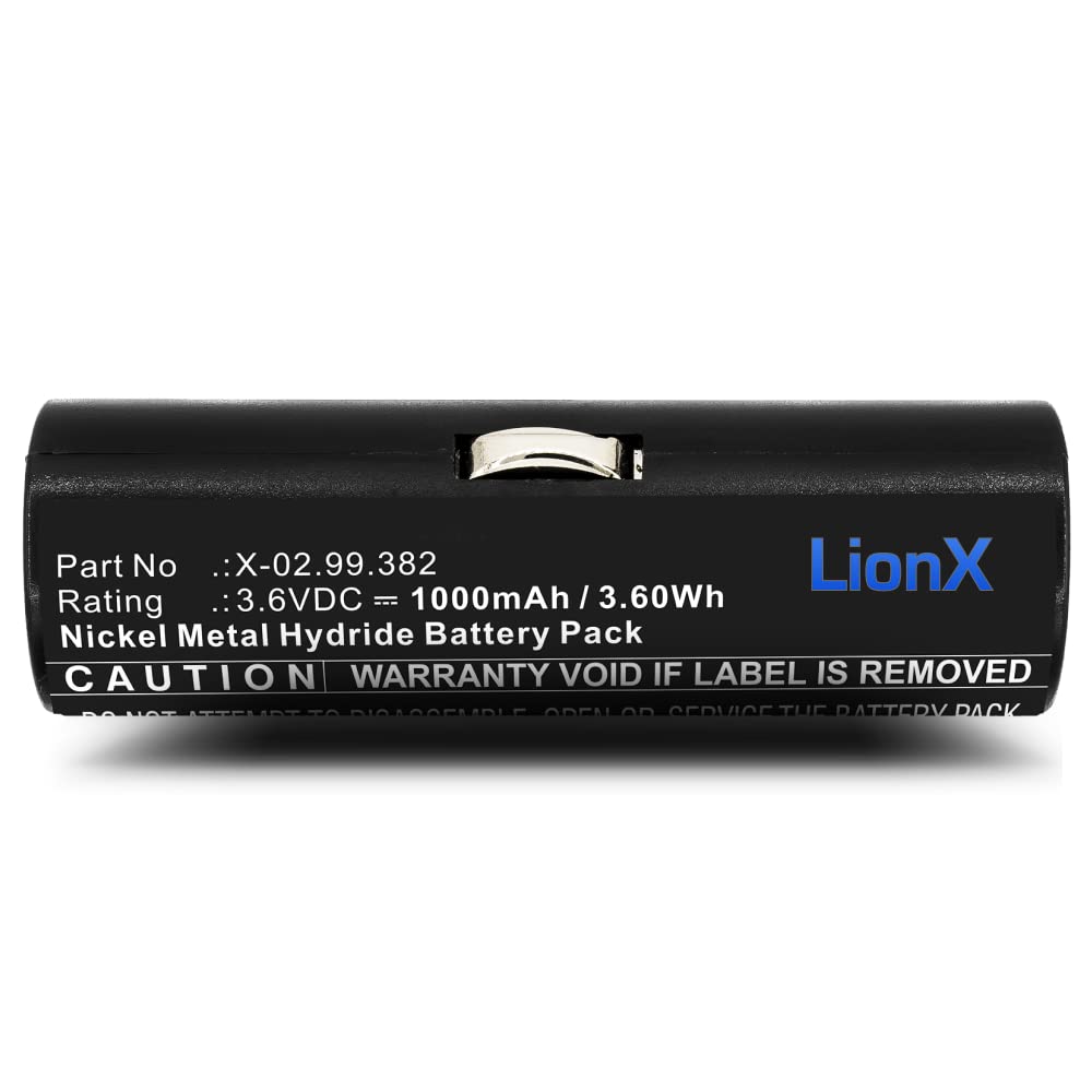 LIONX Battery for Heine Beta Handles Ophthalmoscope Beta 200 Ophthalmoscope Beta 200s Short F.O. Laryngoscope Handle BATT/110904-A1 X-02.99.380 X-02.99.382 1000mAh / 3.60Wh