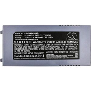 Battery for GE Echographe Logic-E Echographe Logiq I Echographe Vivid E Logiq E Logiq I Ultrasound Machines Vivid e Vivid E Ultrasound 5120410-2 5422172 M2836 M2836NO T