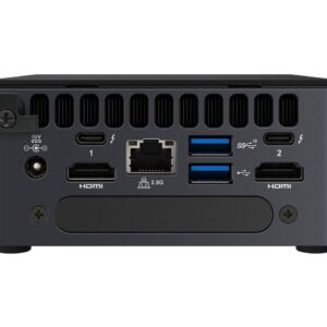 Intel NUC 11 Pro NUC11TNHv5 Mini PC, Intel i5-1145G7 Quad-core 4.4GHz, Intel Iris Xe Graphics 8K, 4 Display Capable, WiFi 6, Win 10 Pro(16GB + 1TB NVMe)