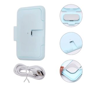 Kisangel 1 Set Baby Wipe Warmer Diaper Wipe Warmer USB Charge Portable Wet Tissue Heater for Outdoor Winter