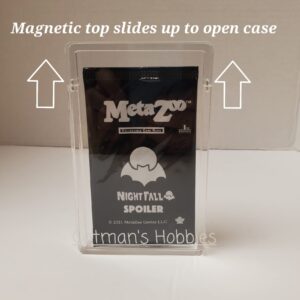 Premium Metazoo Booster Pack Acrylic Case for UV Resistant Protection and Display