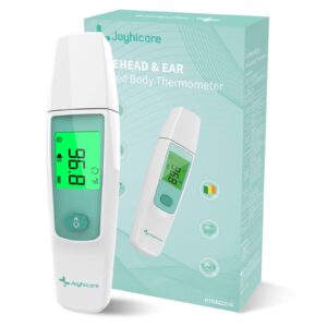 forehead thermometer,ear thermometer for adults and kids, 3-in-1 forehead & ear & scan, medical digital thermometer with fever alarm, instant accurate readings