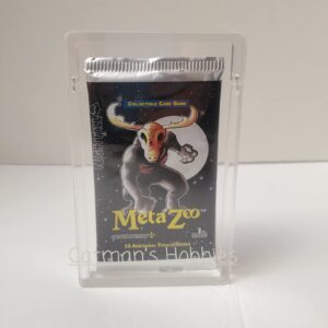 Premium Metazoo Booster Pack Acrylic Case for UV Resistant Protection and Display