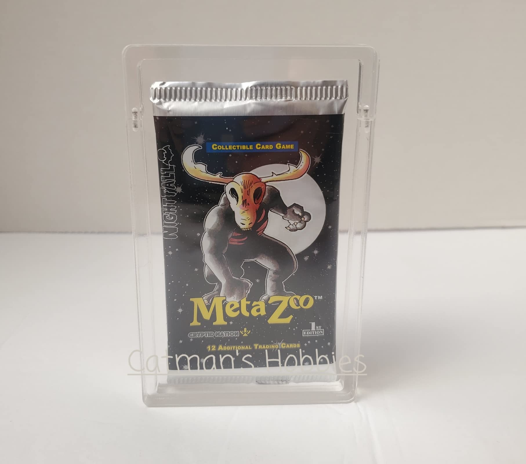 Premium Metazoo Booster Pack Acrylic Case for UV Resistant Protection and Display