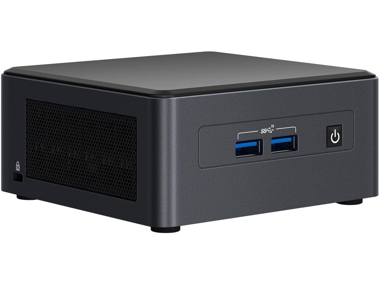 Intel NUC 11 Pro NUC11TNHv5 Mini PC, Intel i5-1145G7 Quad-core 4.4GHz, Intel Iris Xe Graphics 8K, 4 Display Capable, WiFi 6, Win 10 Pro(16GB + 1TB NVMe)