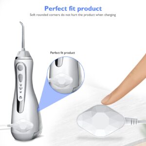 Czepa Water Pik Cordless Water Flosser Advanced WP-560 Magnetic Charging Base Compatible with Waterpik WP-560 WP-562 WP-563 WP-567 WP-569 Power Cord Supply Magnetic Charger Adapter