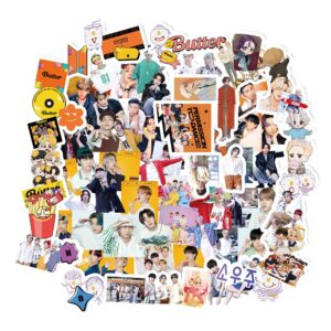 YIMIDA Kpop Bangtan Boys Stickers Photocards Set Pack 90Pcs Vinyl Waterproof Sticker 108Pcs Album Photo Lomo Cards Poster for BTS Army gifts