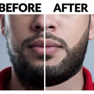 Barbarian Beard Filler Pen Kit Shape Fill & Edge all at once Last All Day 4 Tip Pen W Brush Waterproof & Sweatproof (Brown V2)