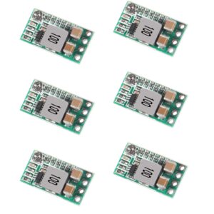 aitiao 6pcs mini voltage reducer 5v regulator module dc 4.5-24v 12v 24v to 5v 3a buck converter reduced voltage regulator power supply transformer module