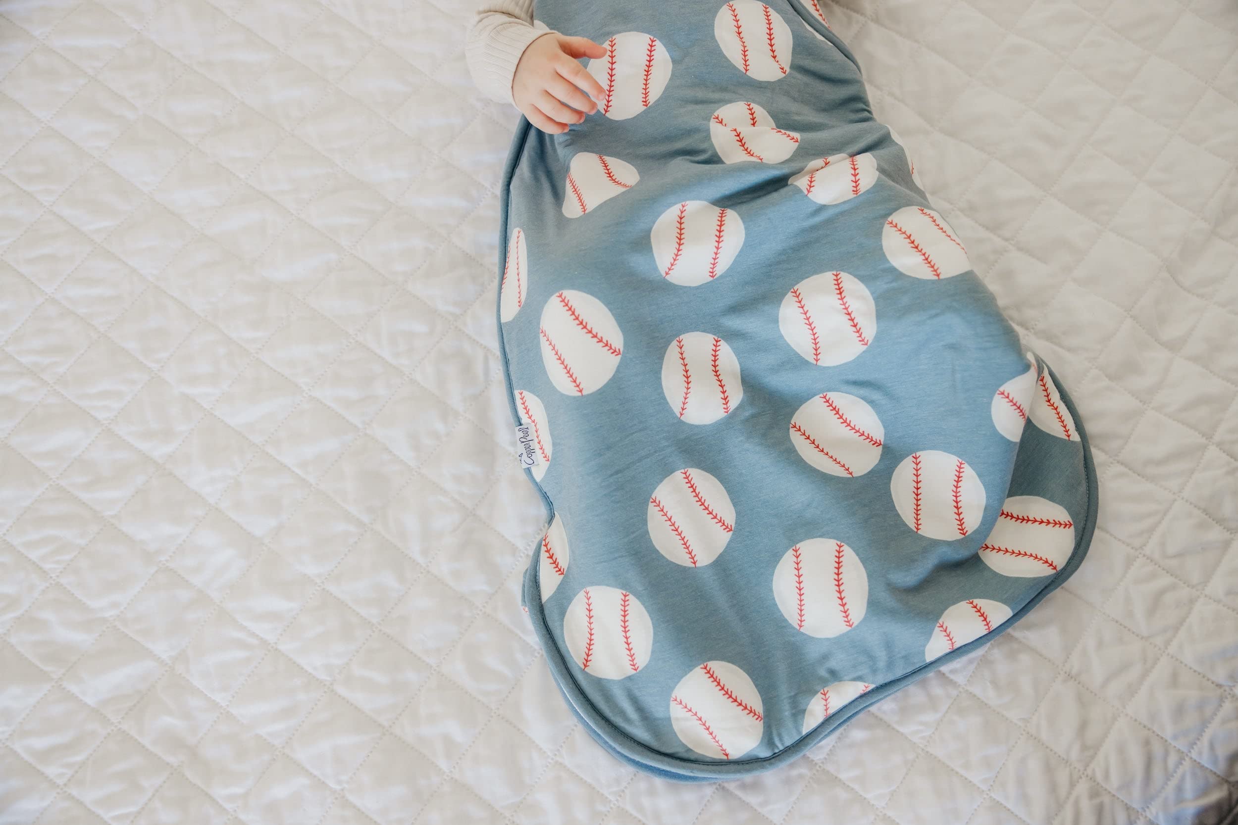 Copper Pearl Sleep Sack: Warm and Cozy Baby Bag in a Variety of Trendy Designs, Safe Alternative to Blankets, Sleeveless Baby Sleep Sack Swaddle Sizes Newborn to 24 Months - Slugger