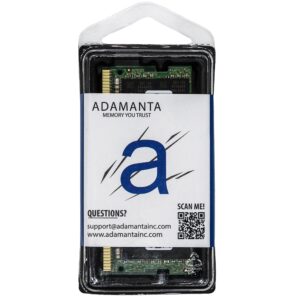 Adamanta 32GB (1x32GB) DDR5 4800MHz PC5-38400 SODIMM 2Rx8 CL40 1.1v Laptop Notebook Memory Module Upgrade RAM