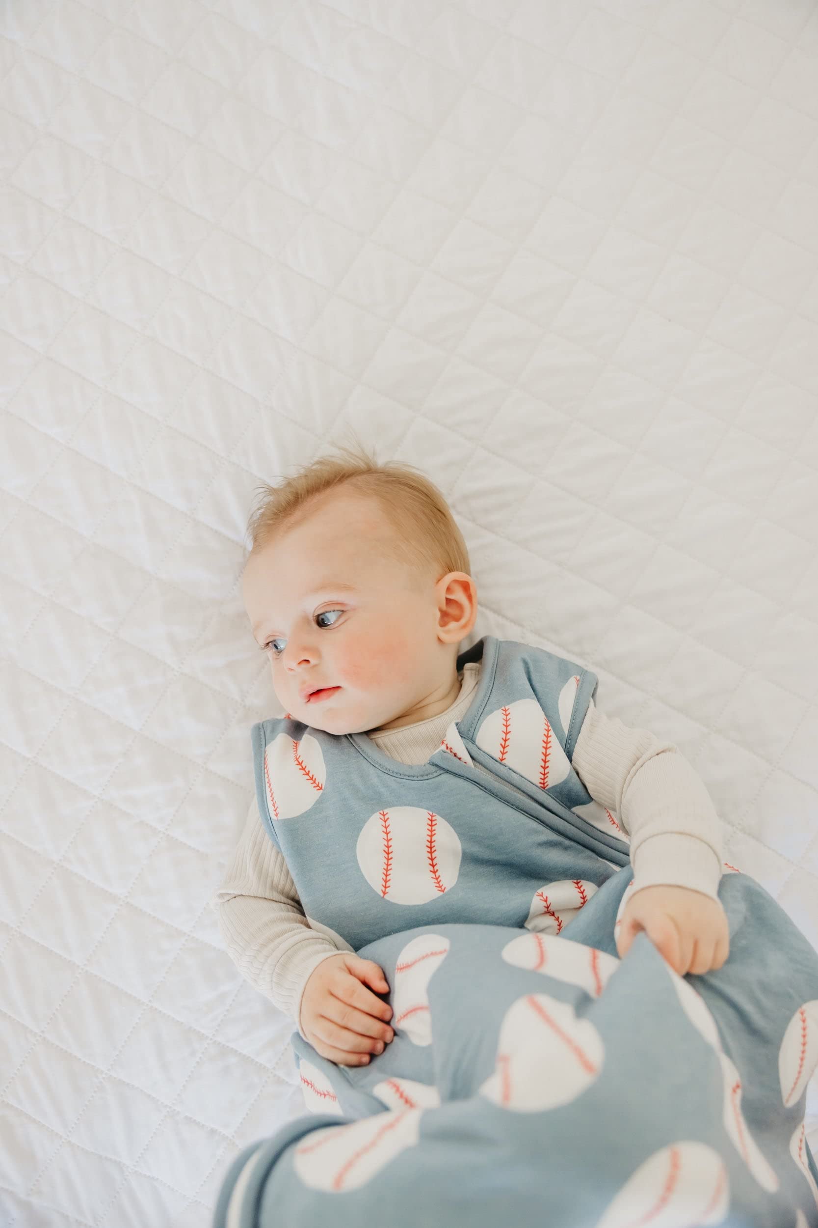 Copper Pearl Sleep Sack: Warm and Cozy Baby Bag in a Variety of Trendy Designs, Safe Alternative to Blankets, Sleeveless Baby Sleep Sack Swaddle Sizes Newborn to 24 Months - Slugger