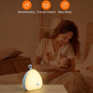 sympa White Noise Machine - Portable Sound Machine with Night Light, Baby Sound Machine for Kids, Travel Sound Machine for Sleeping, Nursery Night Light for Breastfeeding, Up to 150H, Blue