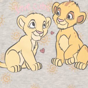 Disney Lion King Simba Newborn Baby Girls Romper and Headband White 3-6 Months