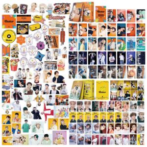 yimida kpop bangtan boys stickers photocards set pack 90pcs vinyl waterproof sticker 108pcs album photo lomo cards poster for bts army gifts