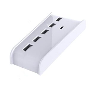 nd white 6 ports extend usb hub adapter high speed splitter for sony ps5 ps4 pro console