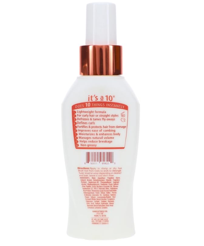 It's a 10 Haircare Miracle Coily Leave-in Product, 4 Ounce