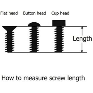 Manloney LLC Universal Screws M7 Hex Socket Cap Cup Bolts 1.0mm Pitch Fine Thread Allen Screw (M7x45-1.0)