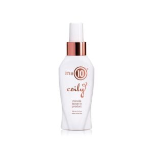 it's a 10 haircare miracle coily leave-in product, 4 ounce