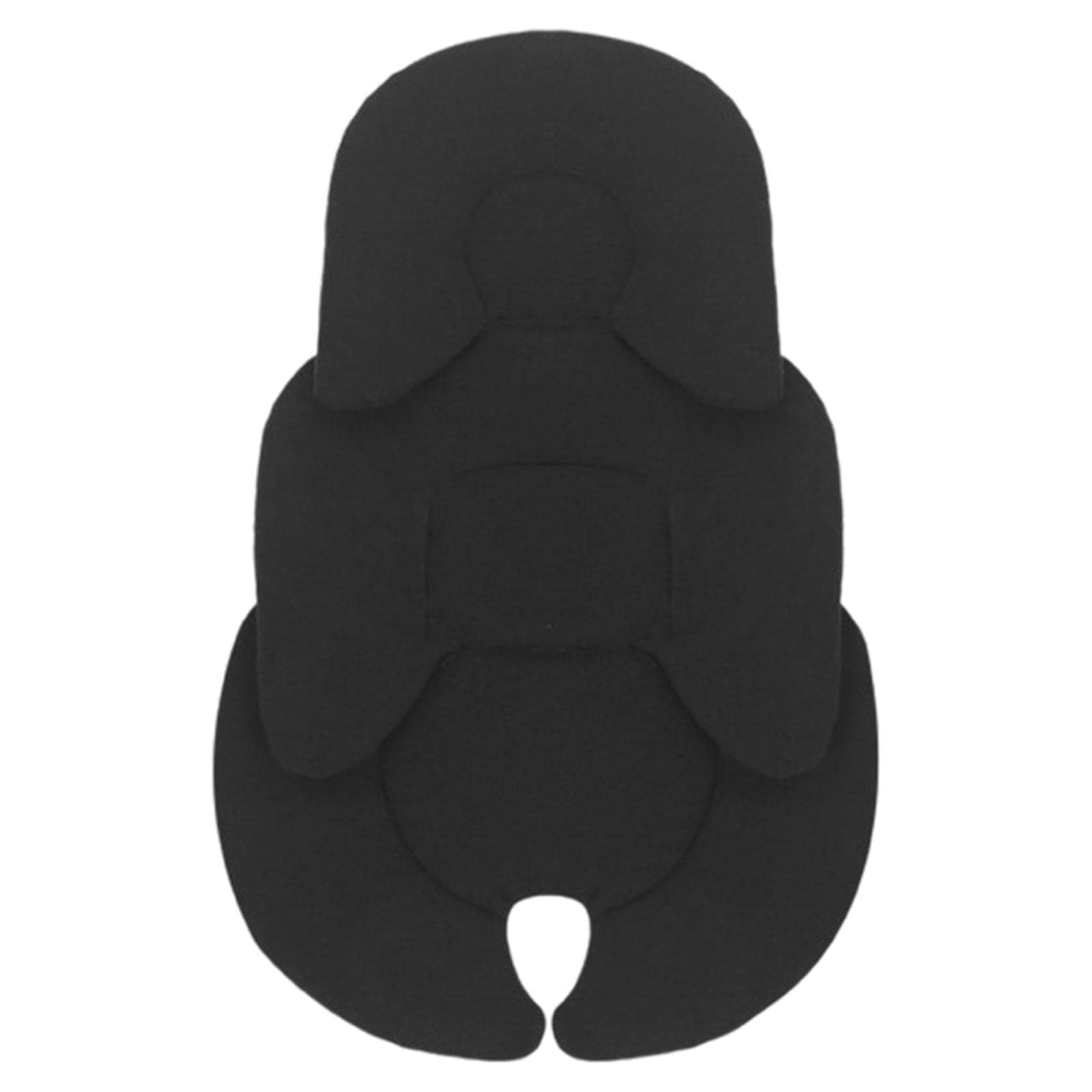 Yiju Baby Stroller Cushion Head and for Buggy Pushchair Pram, Black, 58x38cm