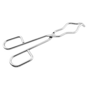 crucible clamp zrm&e 21.5cm 8.46 inches stainless steel crucible clip laboratory folder graphite melting plier holder crucible tongs