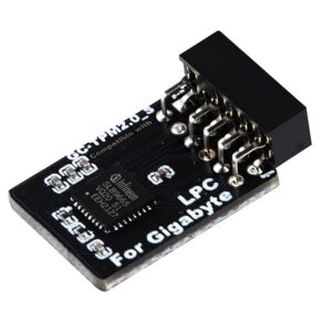 NewHail TPM2.0 Module LPC 12Pin Module with Infineon SLB9665 for Gigabyte Motherboard Compatible with GC-TPM2.0_S