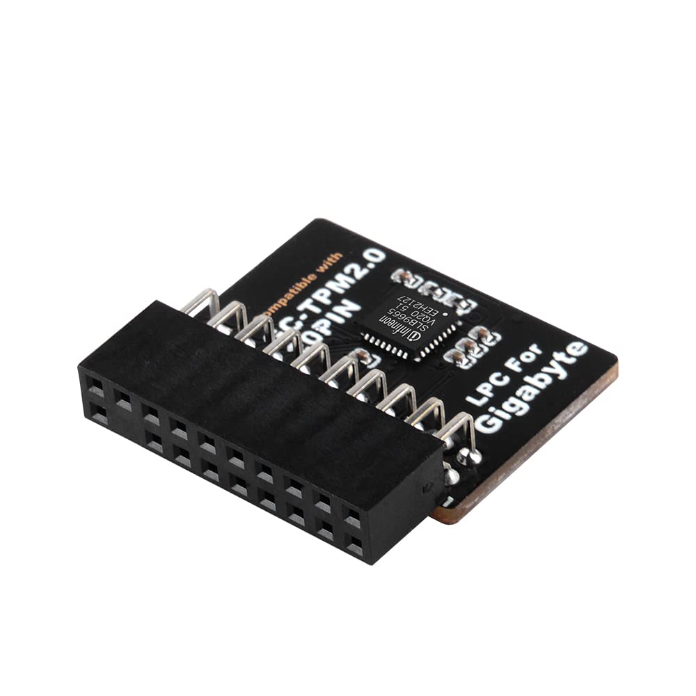 NewHail TPM2.0 Module LPC 20Pin Module with Infineon SLB9665 for Gigabyte Motherboard Compatible with GC-TPM2.0