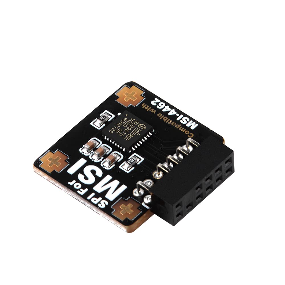 NewHail TPM2.0 Module TPM SPI 12Pin Module with infineon SLB 9670 for MSI Motherboard Compatible with TPM2.0(MS-4462)