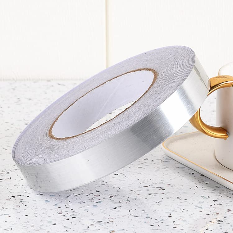 Leimonri Gold Tape, 2pcs gold accent wall tape. Gold Mylar Tape1cm*50m,Vivid Finish-Decals, tape strips Can Be Used for Wall,Floor,Furniture cabinet,Bring You a happy day!