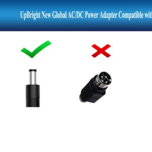 UpBright 24V AC/DC Adapter Compatible with Adapter Tech ATS065T 65 Watt ATS065T-P240 ATS065T-A240 ATS065T-P/A240 ATS065P240 ATS065TA240 AdapterTech 24VDC 2.71A 65W DC24V Power Supply Battery Charger