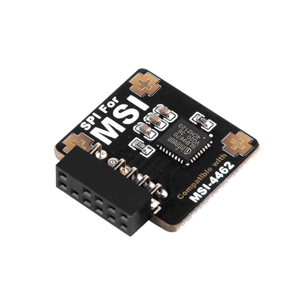 NewHail TPM2.0 Module TPM SPI 12Pin Module with infineon SLB 9670 for MSI Motherboard Compatible with TPM2.0(MS-4462)