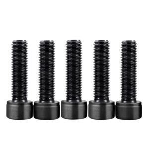 manloney llc universal screws m7 hex socket cap cup bolts 1.0mm pitch fine thread allen screw (m7x30-1.0)