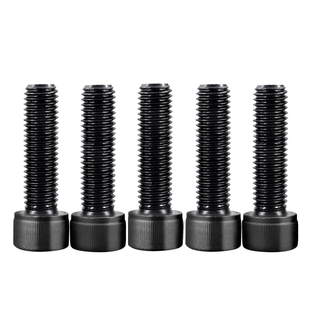 Manloney LLC Universal Screws M7 Hex Socket Cap Cup Bolts 1.0mm Pitch Fine Thread Allen Screw (M7x30-1.0)