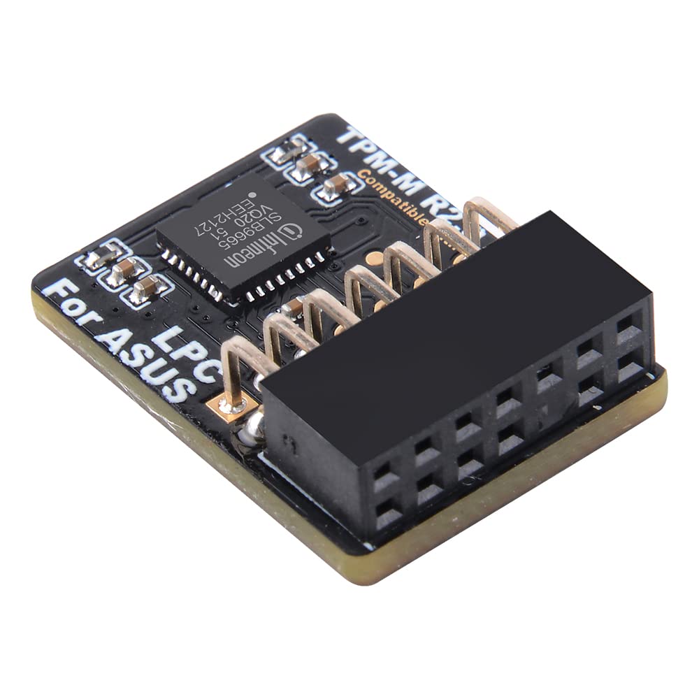 NewHail TPM2.0 Module LPC 14Pin Module with Infineon SLB9665 for ASUS Motherboard Compatible with TPM-M R2.0