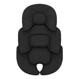 Yiju Baby Stroller Cushion Head and for Buggy Pushchair Pram, Black, 58x38cm